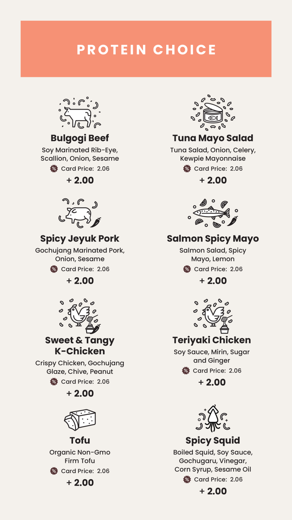Menu - Gastro Market